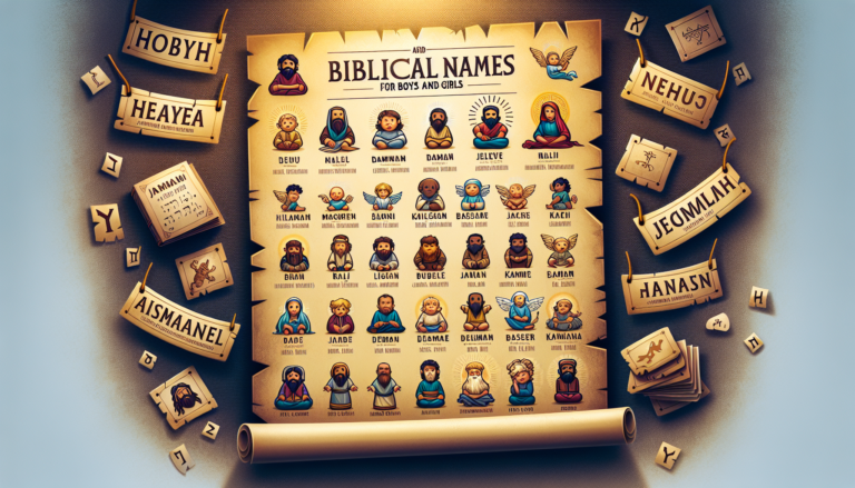 What Are The Top Biblical Names For Boys And Girls? - Bible Lift ...