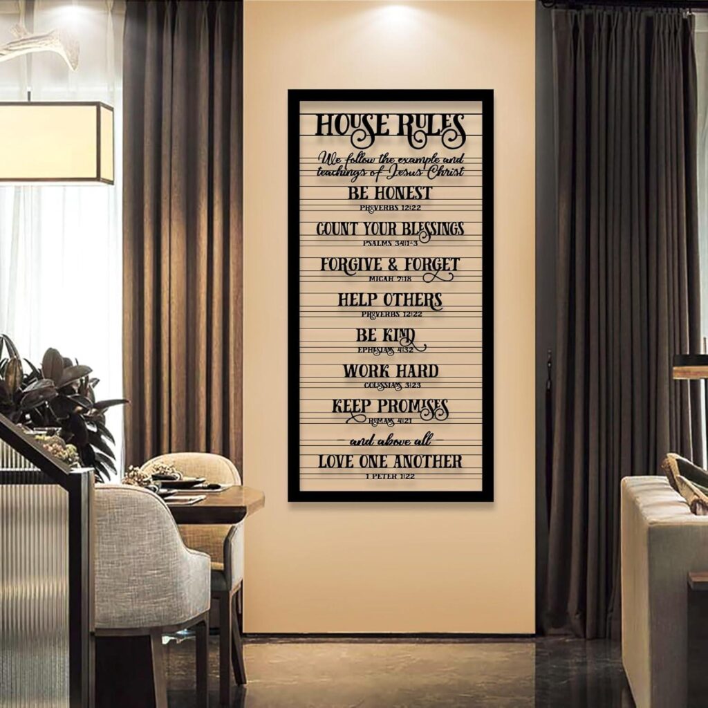 How We Loved Adding Faith & Style with Metal Bible Verse Art - Bible ...