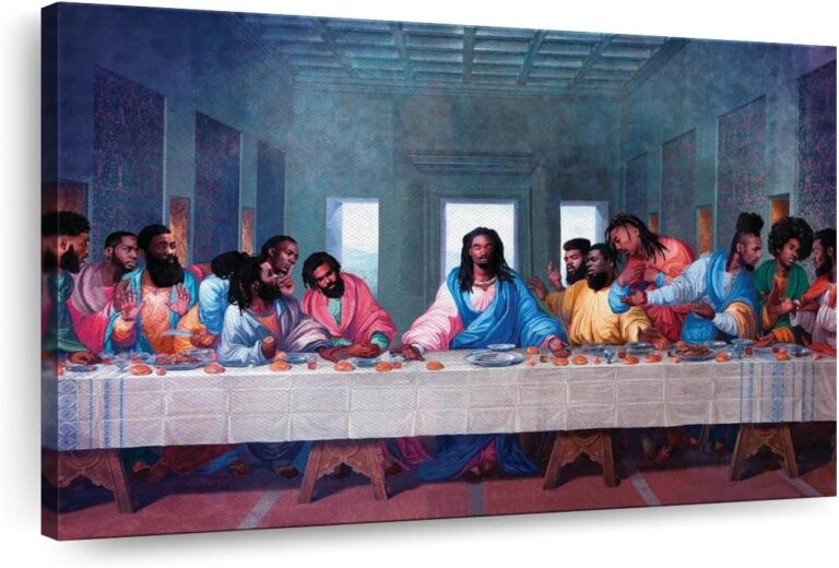 Our Review: Elegant Black Last Supper Wall Art for Every Home - Bible ...