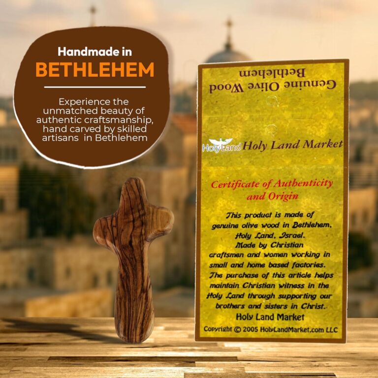 Our Review of Holy Land Market's Olive Wood Hand Crosses from Bethlehem ...
